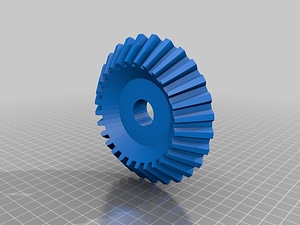 Differential gear -3D printable - Free 3d model on creazilla.com