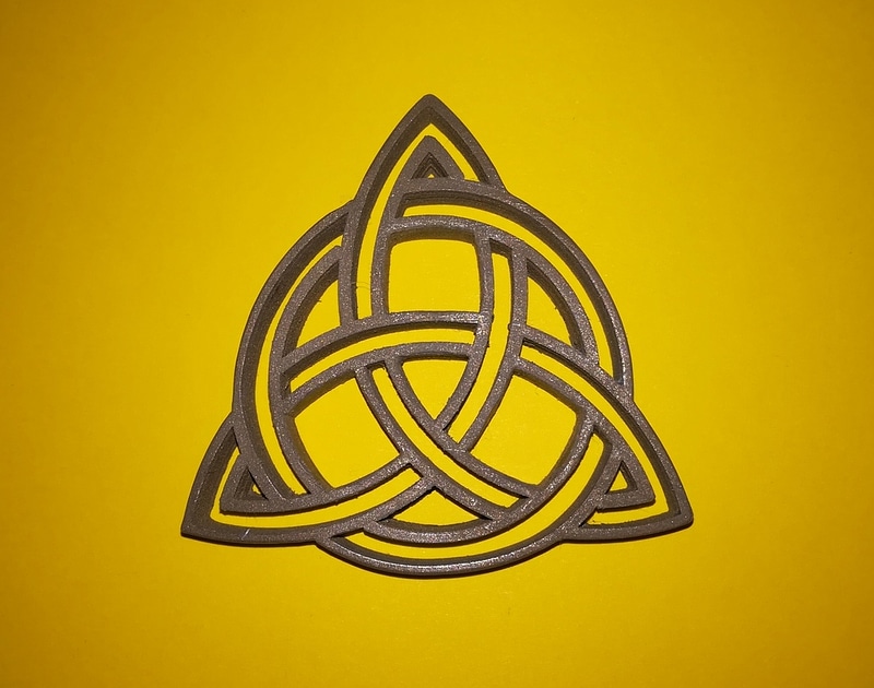 Celtic node 3D, coffee/tea pad - Free 3d model on creazilla.com