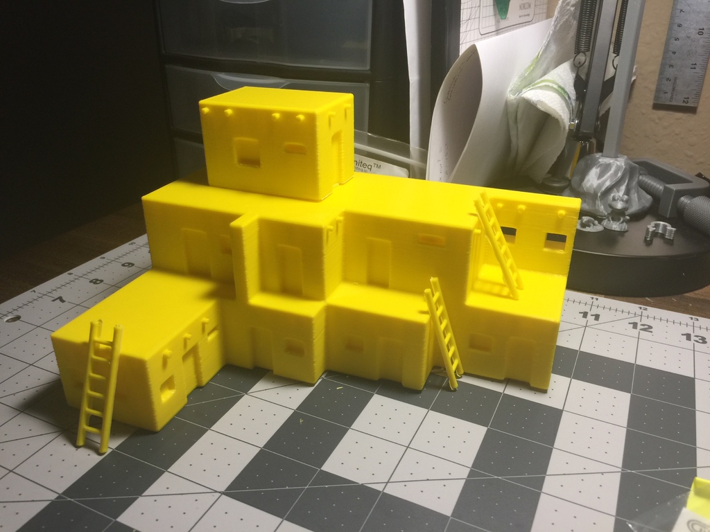 Adobe Building 3d model