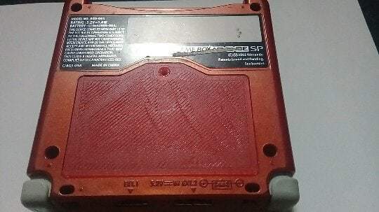 Gameboy Advance-SP Battery Cover 3d model