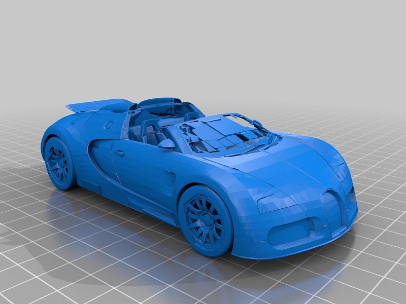bugatti - Free 3d model on creazilla.com