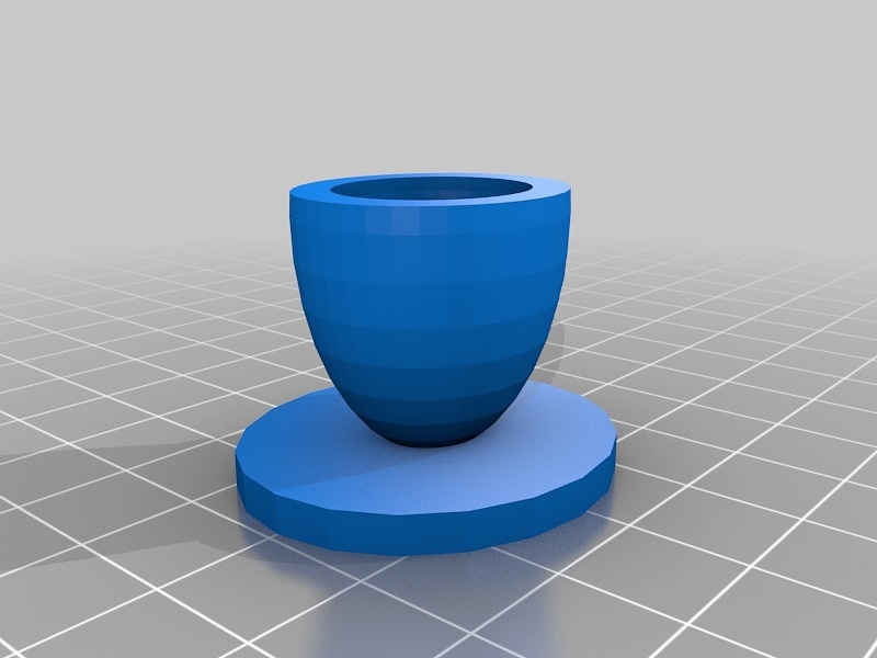 TINY tea cup - Free 3d model on creazilla.com