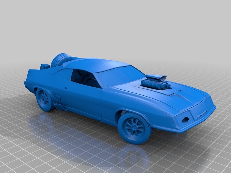 Interceptor Re-scaled - Free 3d model on creazilla.com