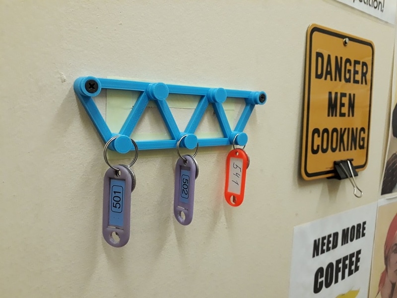 Key hanger - Free 3d model on creazilla.com