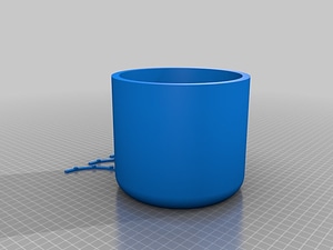 simple round or wide pot - OpenScad - Free 3d model on creazilla.com