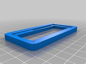 LCD 16x2 enclousure + DIN clip - Free 3d model on creazilla.com