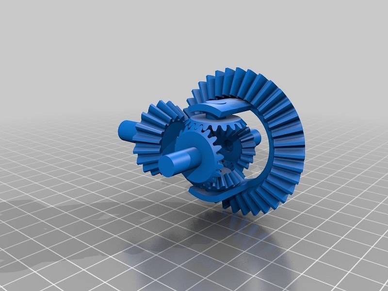 differential gears - Free 3d model on creazilla.com