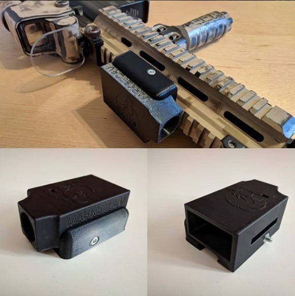 Mobius2 Scopecam Picatinny Mount - Free 3d model on creazilla.com