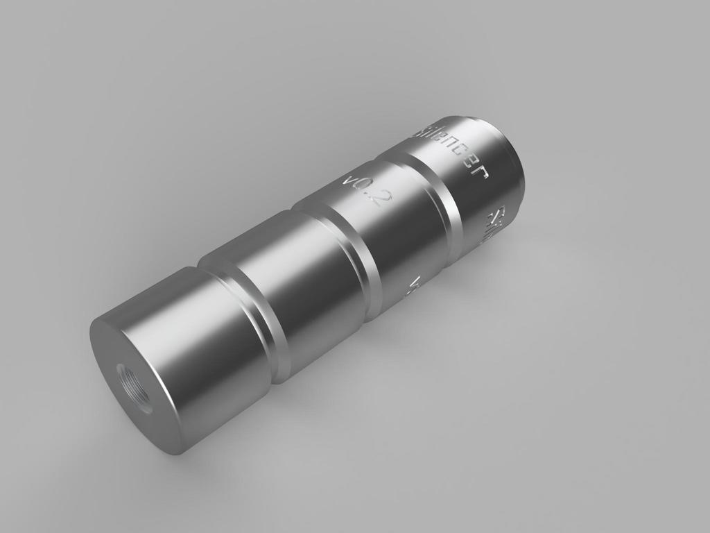 Airsoft Silencer - Free 3d model on creazilla.com