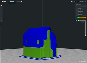 human head sKull filament guide v2.1 for anet a8 ( flexible filament ...