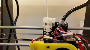 human head sKull filament guide v2.1 for anet a8 ( flexible filament ...