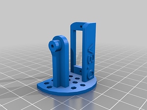 Super Compact + Tilt Camera Mount fpv - 1 axis - Free 3d model on ...