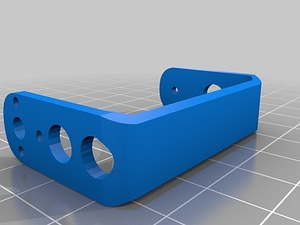 Super Compact + Tilt Camera Mount fpv - 1 axis - Free 3d model on ...