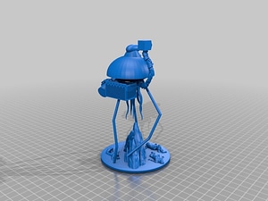 Martian Fighting-Machine - Free 3d model on creazilla.com