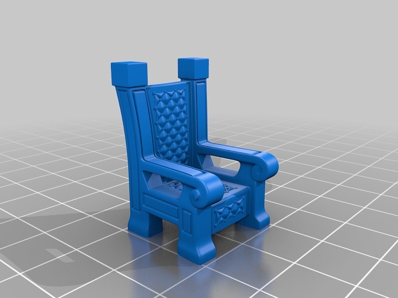 Throne - Free 3d model on creazilla.com