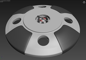 The Winged Disc 05 - Free 3d model on creazilla.com