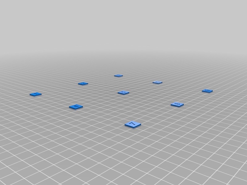 160x160 bed leveling test - Free 3d model on creazilla.com