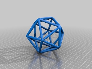 Icosahedron 3d model. Free download. | Creazilla