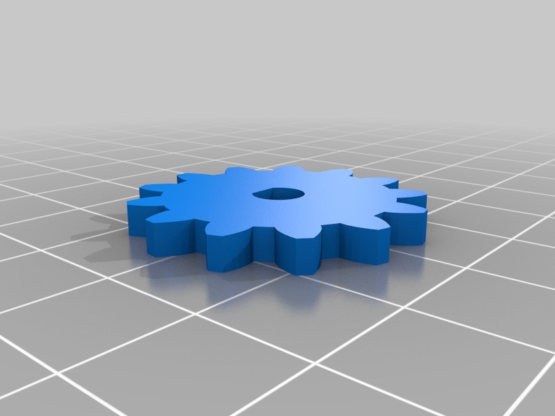 My Customized involute gear and rack - Free 3d model on creazilla.com