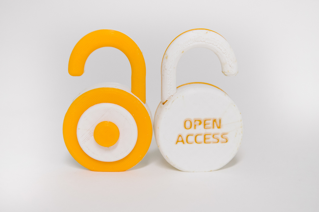 Open Access Logo - Free 3d model on creazilla.com