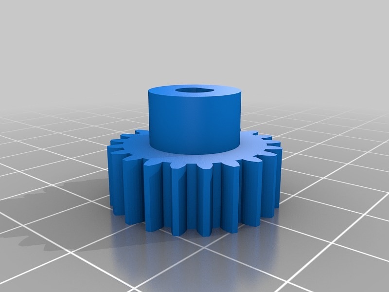 PIÑÓN STANDARD 21 DIENTES - Free 3d model on creazilla.com