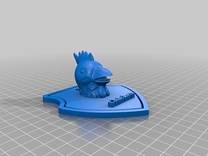 Chicken Trophy - Free 3d model on creazilla.com