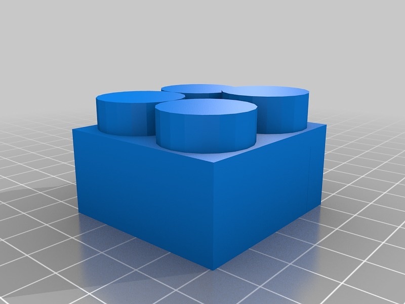 Lego 2x2 3d model