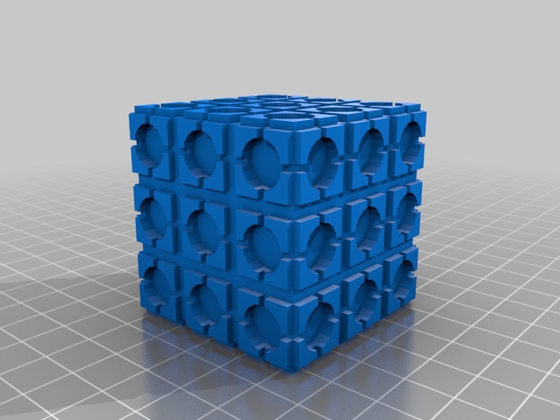 Duplo Any Direction Cube Free 3d Model On