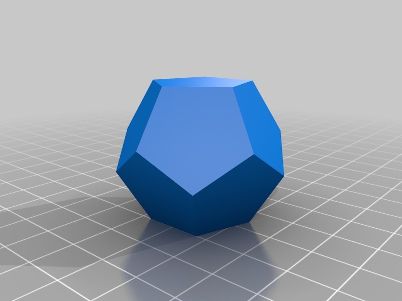 Small Dodecahedron - Free 3d model on creazilla.com