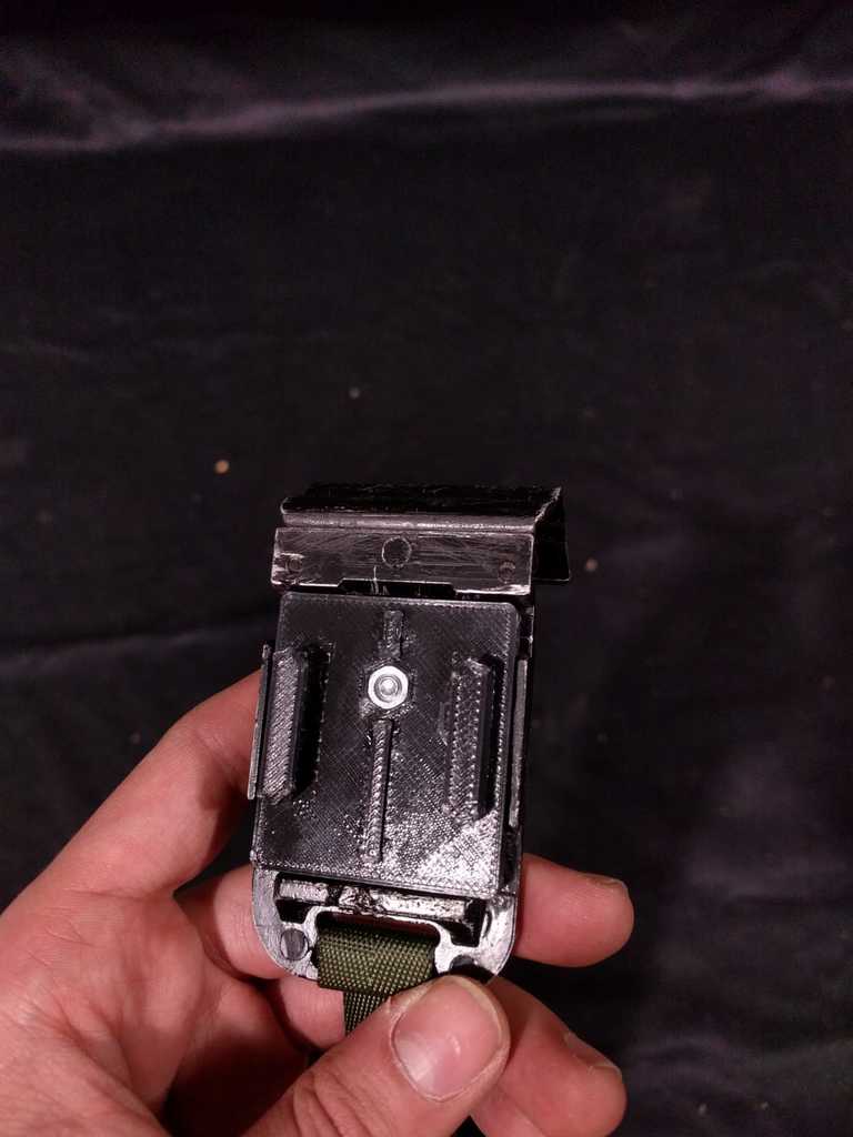 Mich 2000 GoPro Mount - Free 3d model on creazilla.com