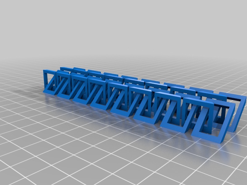 3D Printed chain (Test 1) - Free 3d model on creazilla.com