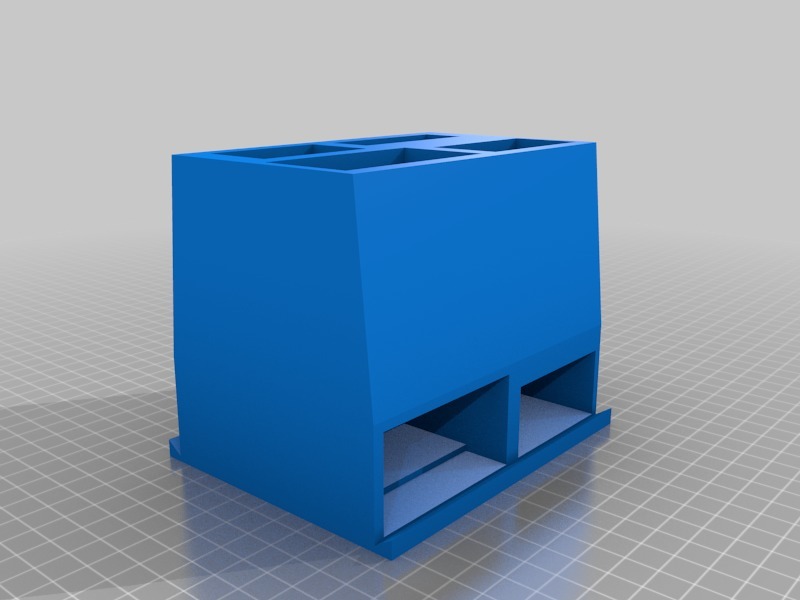 Battery holder - Free 3d model on creazilla.com