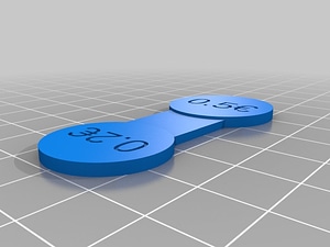 Parametric trolley token generator - Free 3d model on creazilla.com