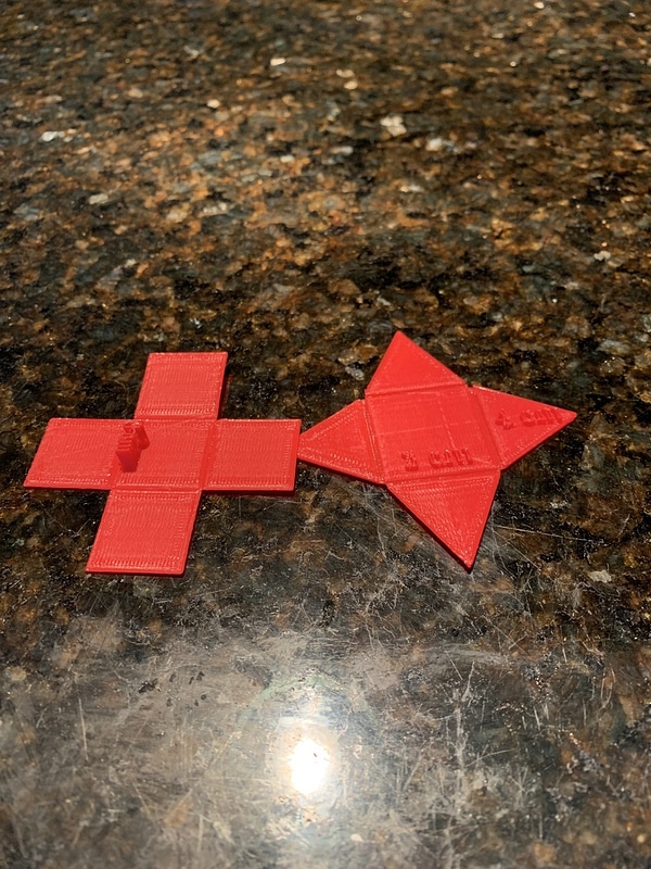 Surface area and Lateral area using nets - Free 3d model on creazilla.com