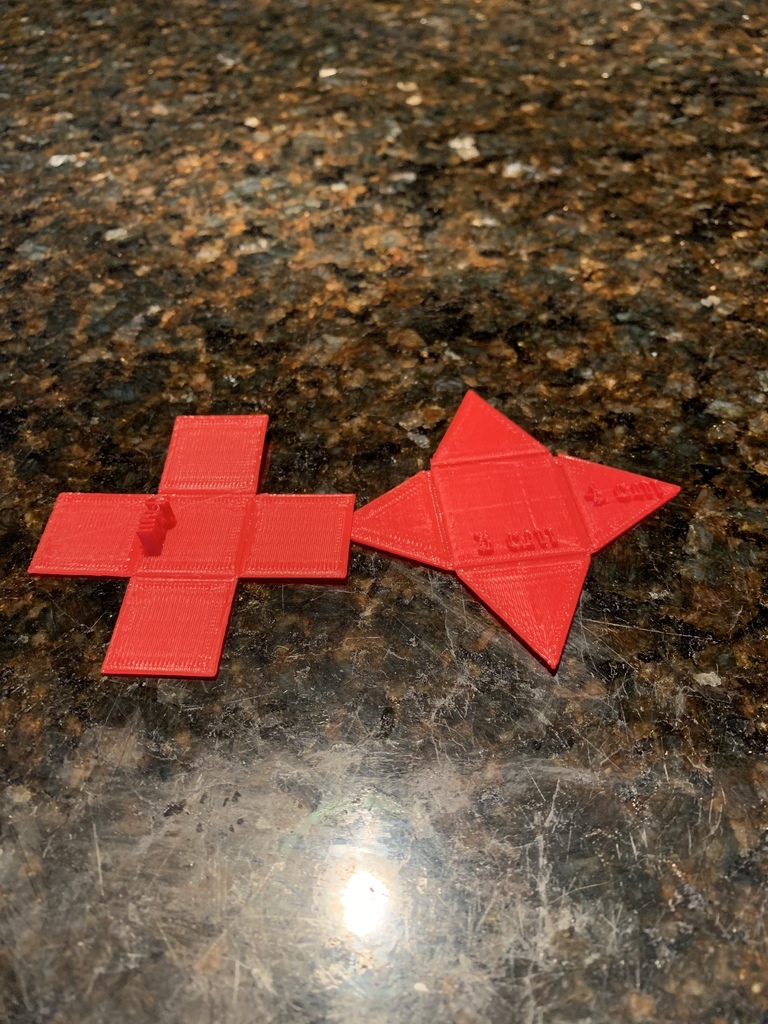 Surface area and Lateral area using nets - Free 3d model on creazilla.com