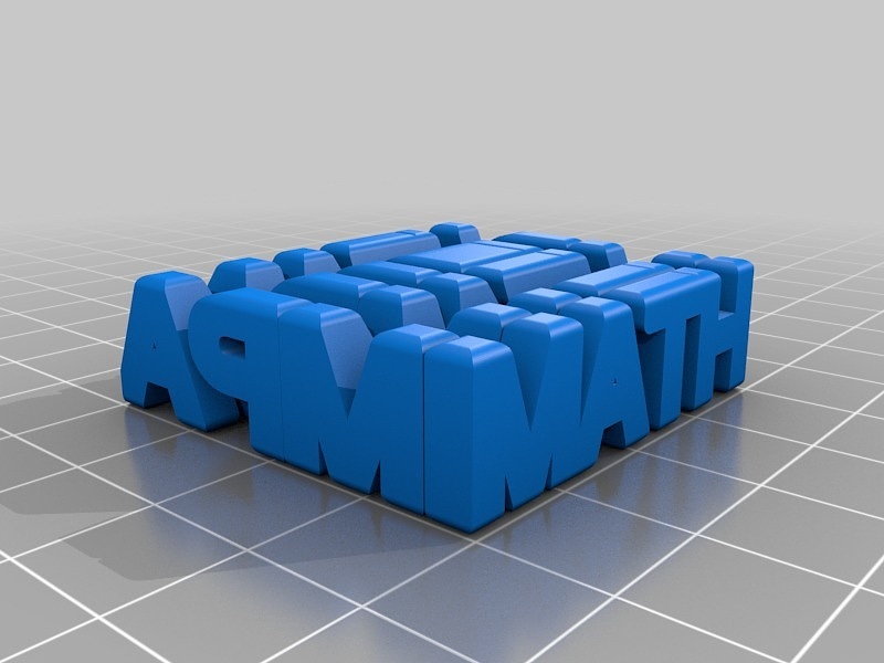 IMPA-MATH - Free 3d model on creazilla.com