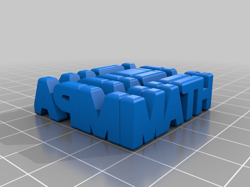 IMPA-MATH - Free 3d model on creazilla.com
