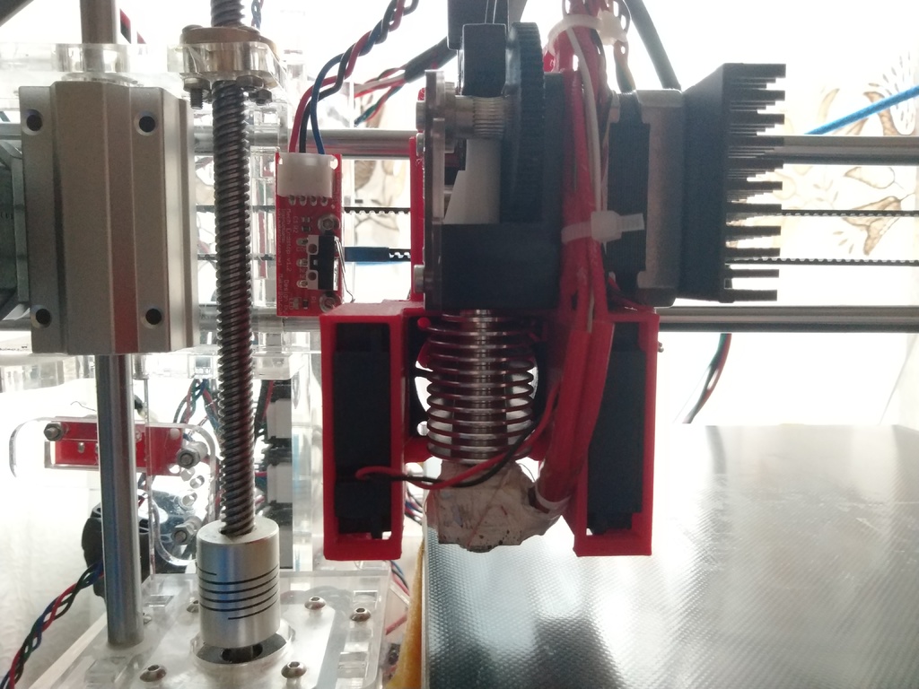 Prusa i3 direct extruder with titan (FreeCAD) - Free 3d model on ...