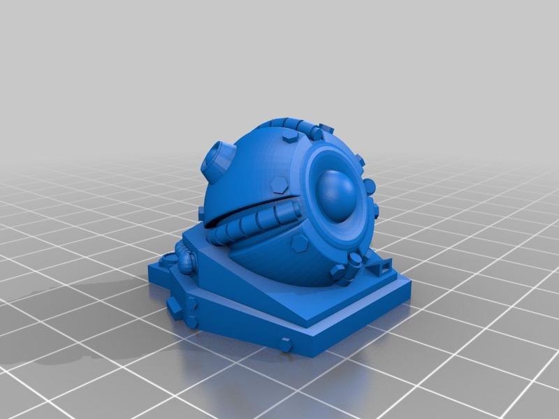 Rift Tech Grav turret REMIX/rescale+mounting clip for 1:56/28mm - Free ...