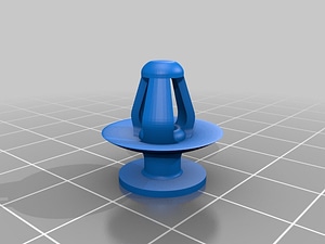 Plastic Rivet - Free 3d model on creazilla.com