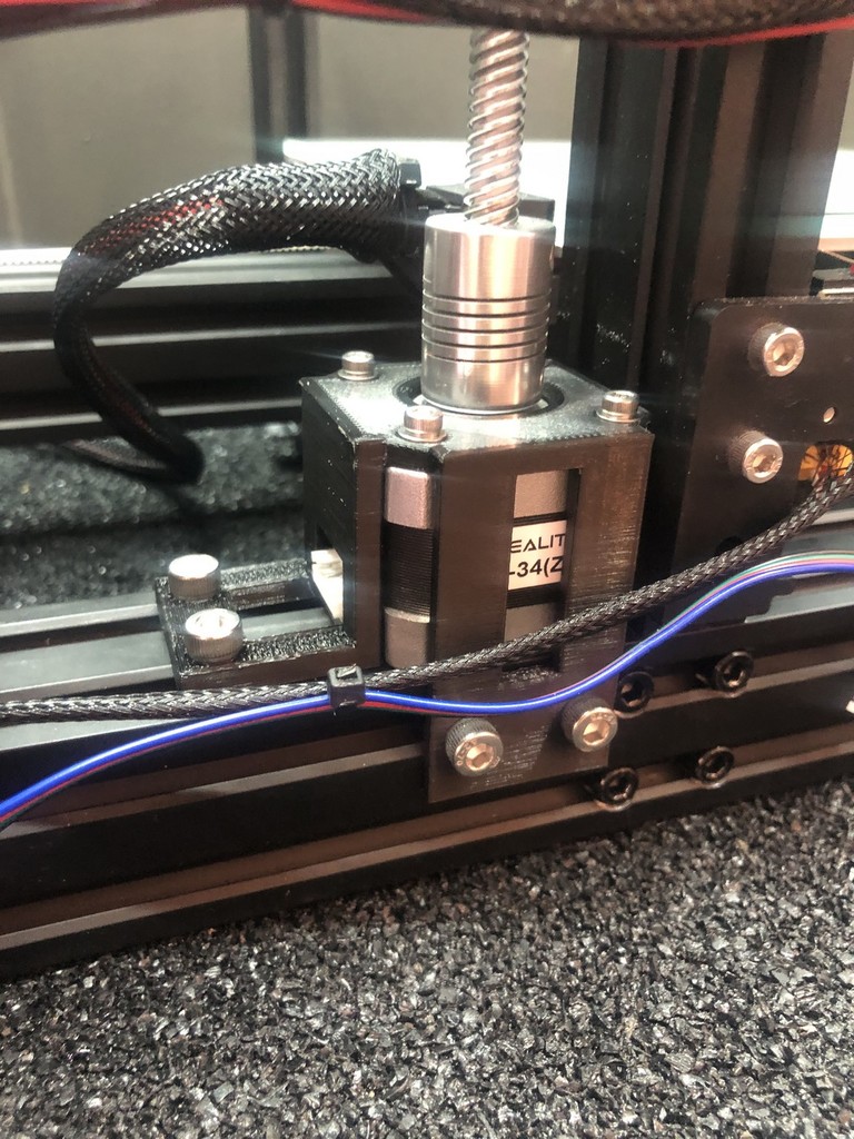 Adjustable Z Stepper mount for 40mm profile - Free 3d model on ...