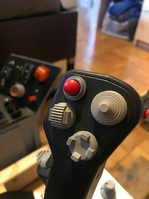 CH Fighter stick button base - Free 3d model on creazilla.com