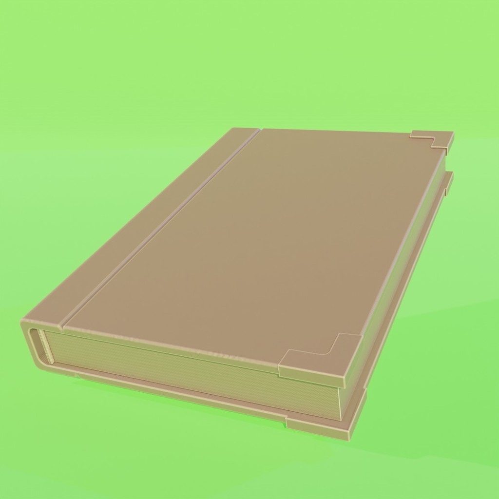A Book - Free 3d model on creazilla.com