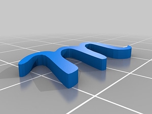 Cursive Letter for Montessori Moveable Alphabet - Free 3d model on ...