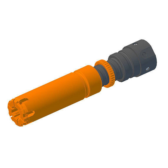 Nerf Caliburn - "Suppressor" SCAR Barrel - Free 3d model on creazilla.com
