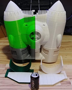 Rocketeer Jetpack Cut - Free 3d model on creazilla.com