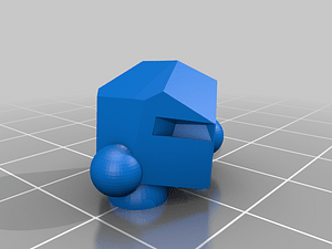 4 Frames Chibi Knight animation - Free 3d model on creazilla.com