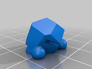 4 Frames Chibi Knight animation - Free 3d model on creazilla.com