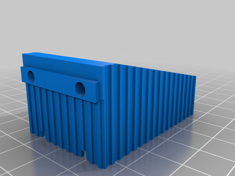 HO Scale Buffer Stop 1:87 - Free 3d model on creazilla.com