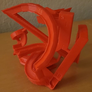 Custom Printable Perplexus - "CurviLinear" - Free 3d model on creazilla.com